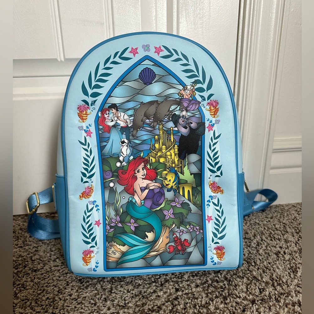 Loungefly Disney Princess Little Mermaid Stained Glas… - Gem